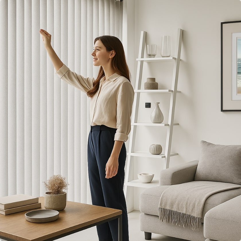 AquaLuxe Lava Vertical Blind | Blinds Direct