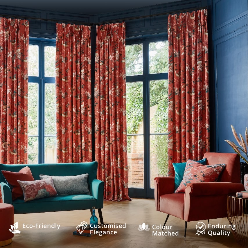 Surge Curved Antique Brass Curtain Track | Blinds Direct