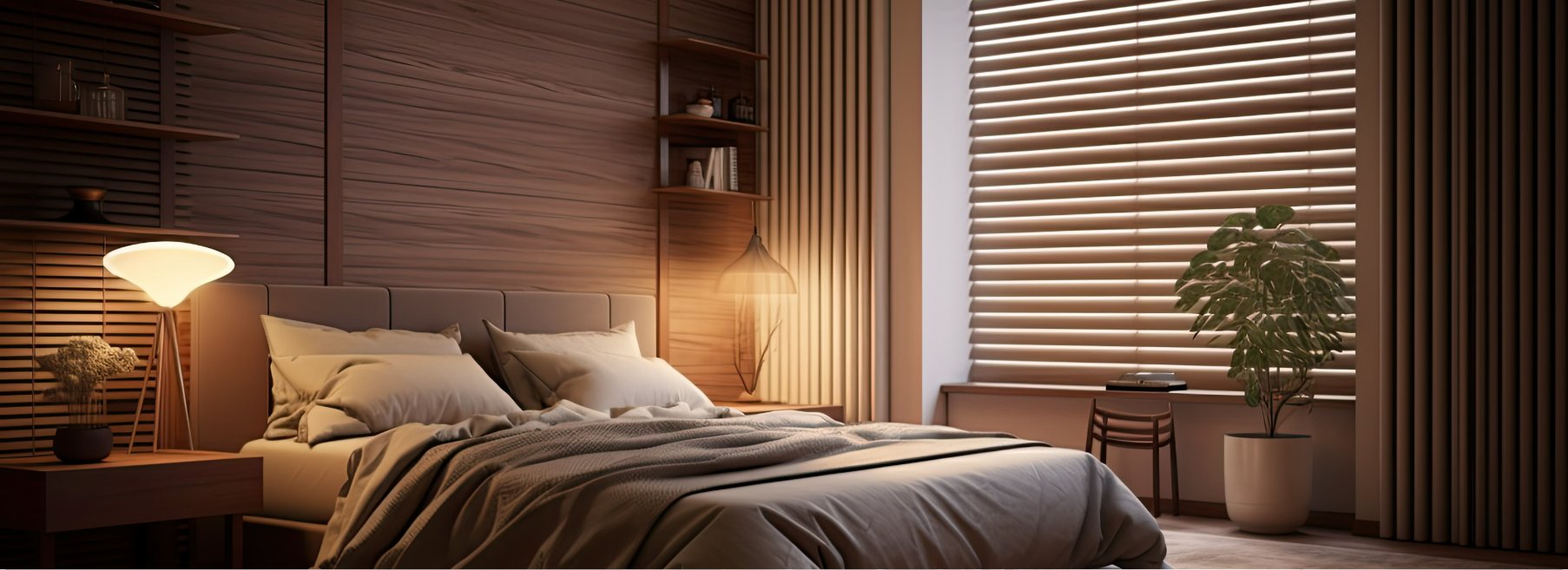 Opulence Light Oak Wooden Venetian Blind | Blinds Direct