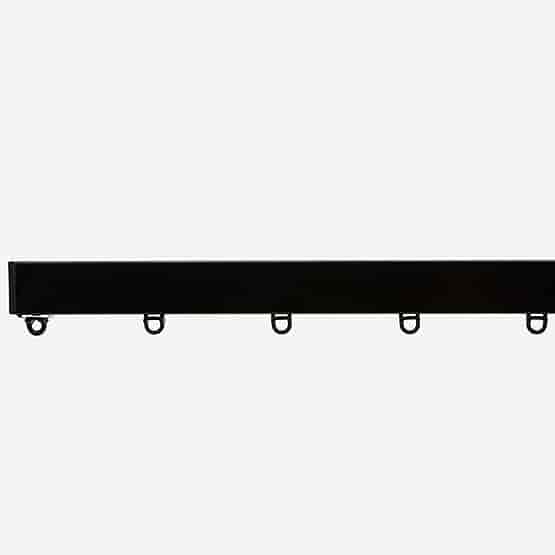 Surge Flat Black Curtain Track Curtain Track | Wilsons Blinds