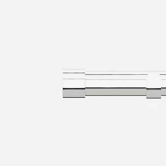 35mm Allure Classic Polished Chrome End Cap Finial Eyelet Curtain Pole ...