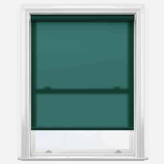 Signature Plain Forest Green Roller Blind | Wilsons Blinds