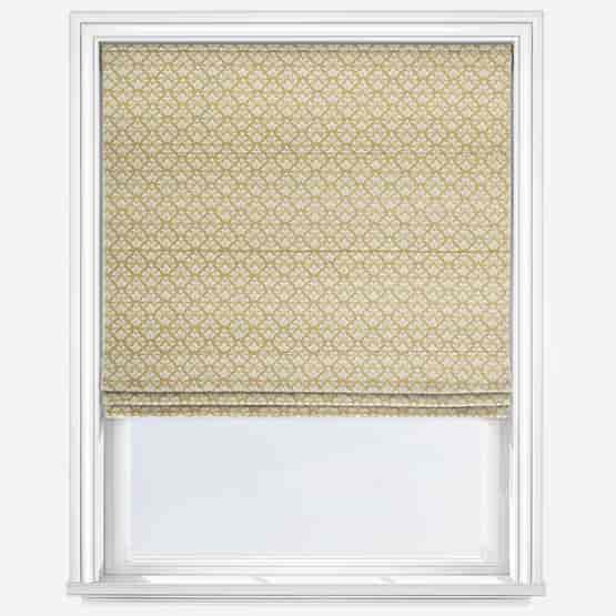 Edinburgh Weavers Cooper Gold Roman Blind | Wilsons Blinds