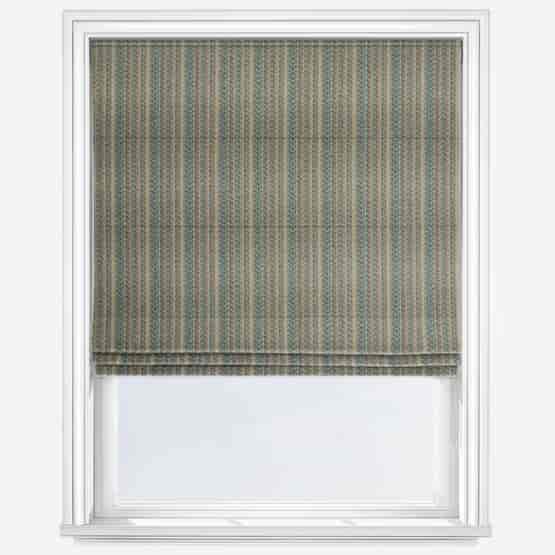 MOON Anderson Aqua Rust Roman Blind | Blinds Direct Ireland