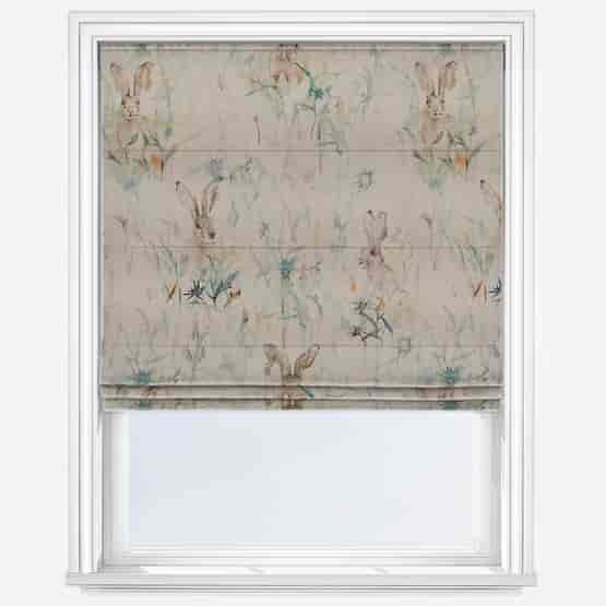 Voyage Jack Rabbit Linen Roman Blind | Wilsons Blinds