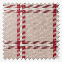 Shop Top Quality Cream Checked Curtains
