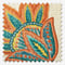 Chanderi Papaya Easy Fit Lamp Shade | Blinds Direct