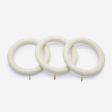 Portofino 55mm Antique Cream Gold Rings Pole Component | Poles Direct