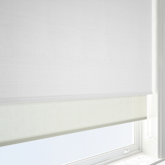 White Double Roller Blinds | Blinds Direct