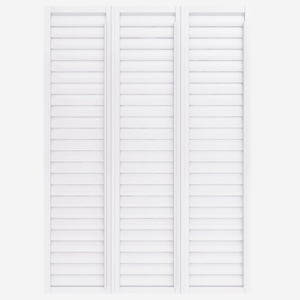 Perfect Fit Shutter Serranda Arctic White shutter | Shutters Direct