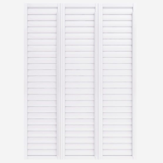 Perfect Fit Shutter Serranda Arctic White shutter | Shutters Direct