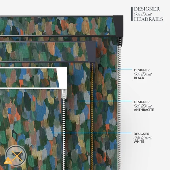 Sonova Studio Abstract Brush Vintage Roller Blind | Blinds Direct