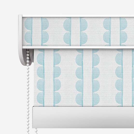 Sonova Studio Al Fresco Cloudy Blue Roller Blind | Blinds Direct