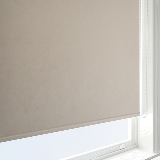 Windsor Blackout Oatmeal Roller Blind | Blinds Direct