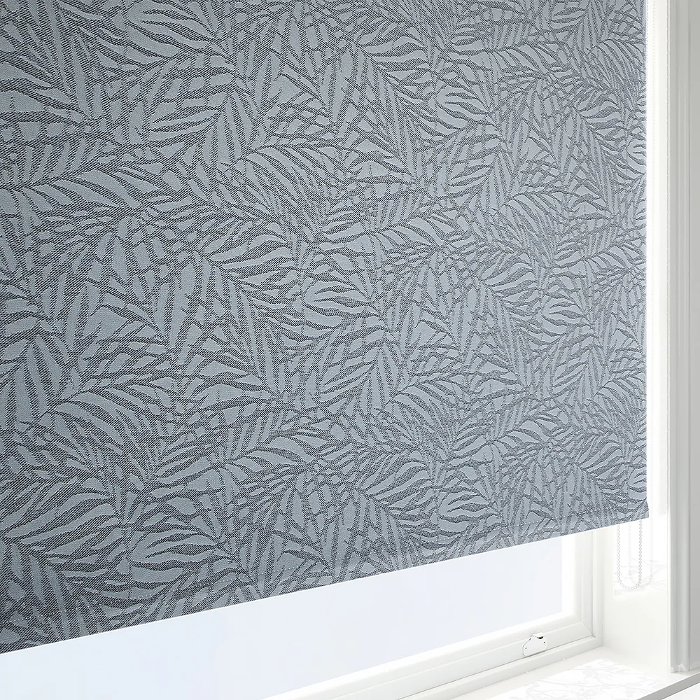 Zen Blackout Charcoal Roller Blind | Blinds Direct