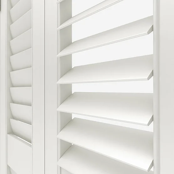 Express Silk White Shutter | Blinds Direct