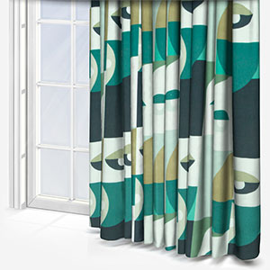 Camengo Clin D Oeil Vert Curtain | Wilsons Blinds