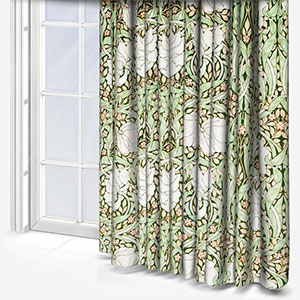 William Morris At Home Pimpernel Velvet Nettle Curtain | Blinds Direct ...