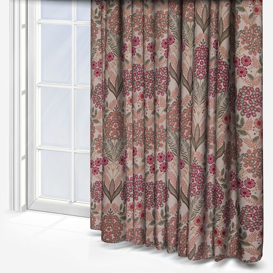 Wilmington Raspberry Curtain | Blinds Direct