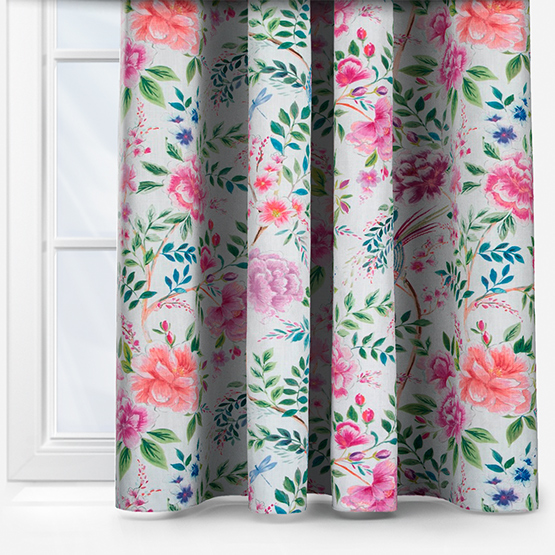 Florence Fuchsia Curtain | Blinds Direct