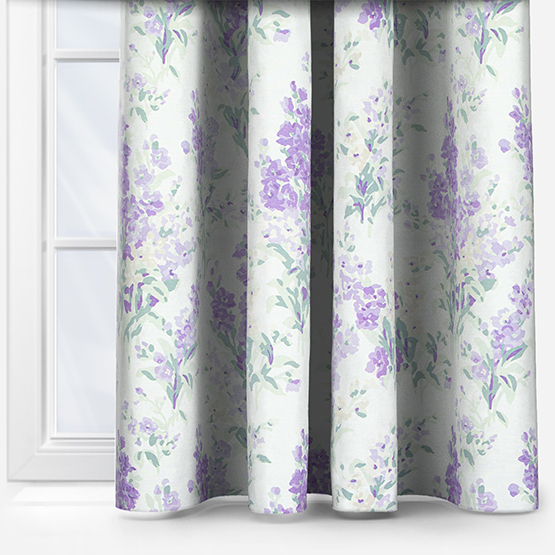 Laura Ashley Stocks Lavender Curtain | Blinds Direct