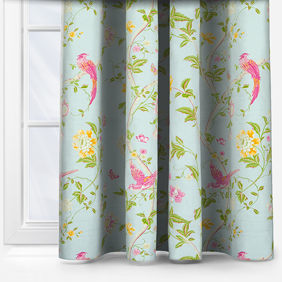 Laura Ashley Summer Place Duckegg Curtain | Blinds Direct