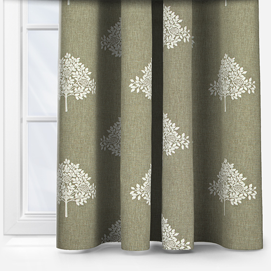 William Morris At Home Marigold Tree Embroidery Nettle Curtain | Blinds ...