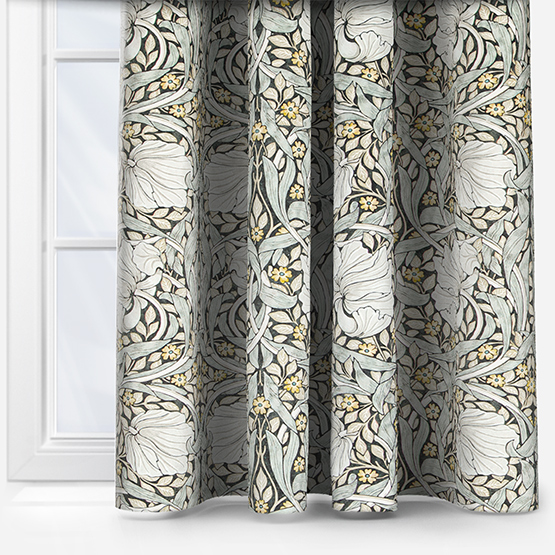 William Morris At Home Pimpernel Velvet Flint Curtain | Blinds Direct