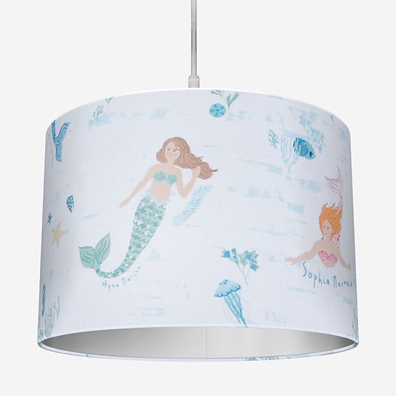 Personalised Mermaids White Lamp Shade | Blinds Direct