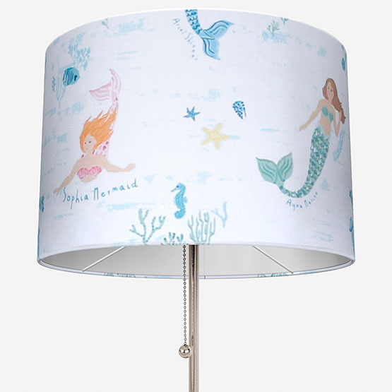 Personalised Mermaids White Lamp Shade | Blinds Direct