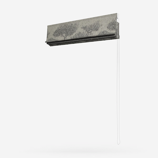 Hastings Charcoal Roman Blind | Blinds Direct