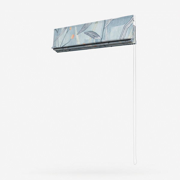 Harlequin Entity Brick and Denim Roman Blind | Blinds Direct