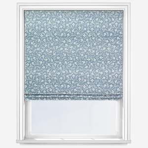 Laura Ashley Campion Newport Blue Roman Blind | Blinds Direct Ireland