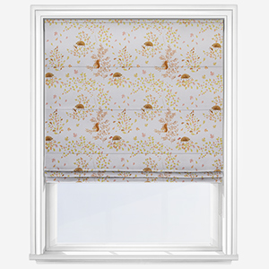 Sophie Allport Woodland Friends Off White Roman Blind | Blinds Direct