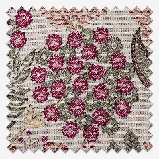 Wilmington Raspberry Curtain | Blinds Direct