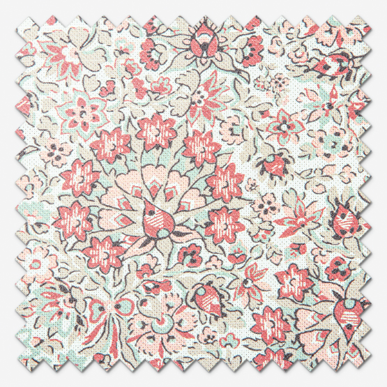 Laura Ashley Painswick Paisley Apricot Roman Blind | Blinds Direct