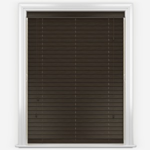 Premier Dark Walnut Wooden Venetian Blind | Wooden Blinds Direct