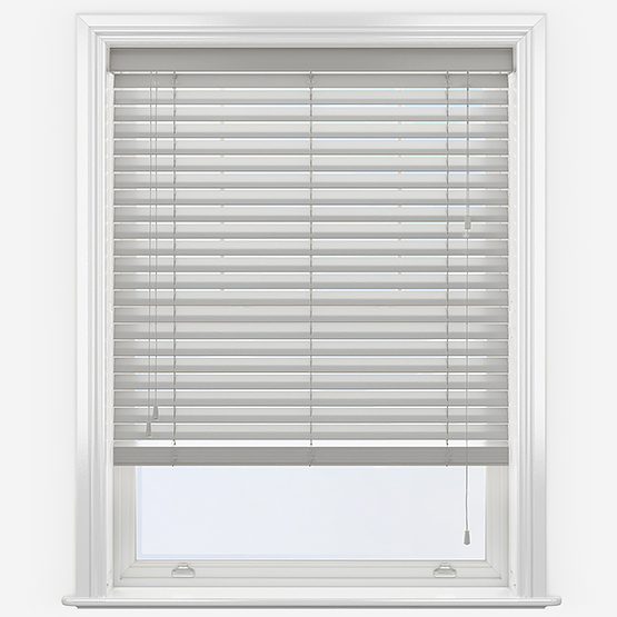 Premier Light Grey Wooden Venetian Blind | Blinds Direct