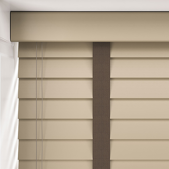 Opulence Pebble with Stealth Tapes Wooden Venetian Blind | Blinds Direct