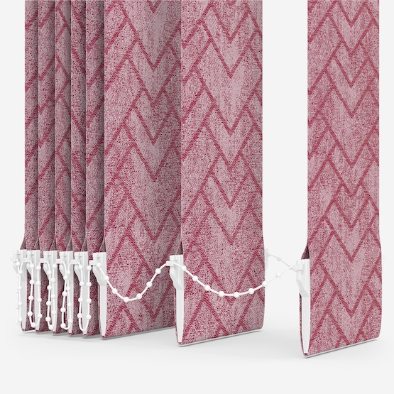 Isabelle Ruby Vertical Blind | Blinds Direct