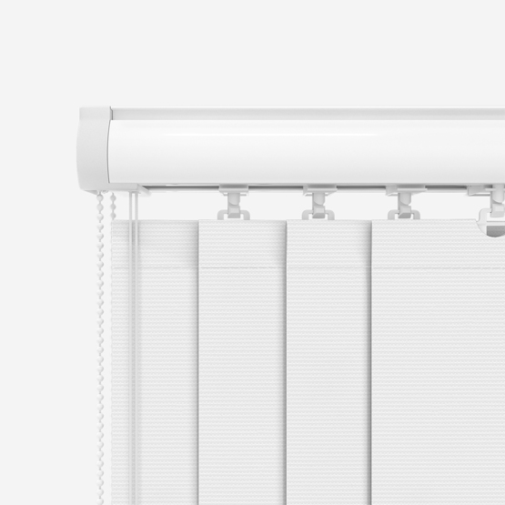 AquaLuxe White Vertical Blind | Blinds Direct