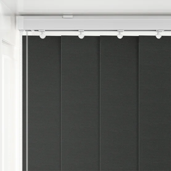 Optima Dimout Slate Grey Vertical Blind | Blinds Direct