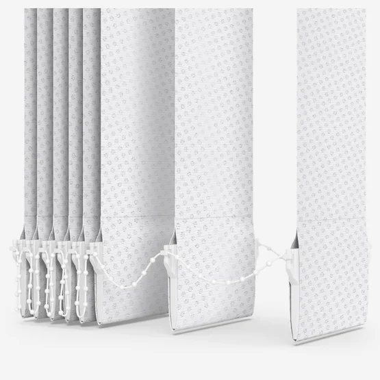 Fuse Silver Vertical Blind Replacement Slats | Blinds Direct