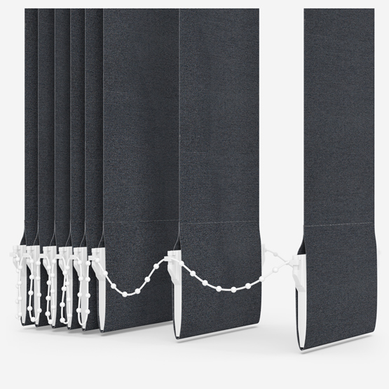 Topaz Graphite Vertical Blind Replacement Slats | Blinds Direct