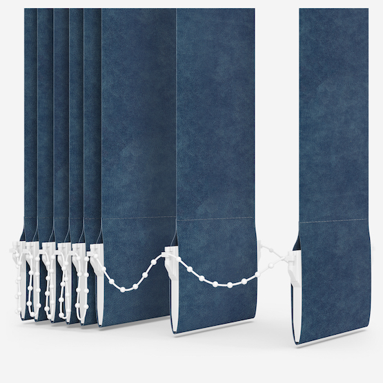 Orissa Denim Vertical Blind Replacement Slats | Blinds Direct