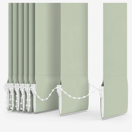 Deluxe Plain Sage Vertical Blind Replacement Slats | Blinds Direct
