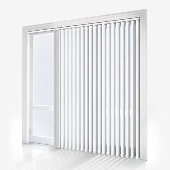 Glimpse Snow Vertical Blind Replacement Slats | Blinds Direct