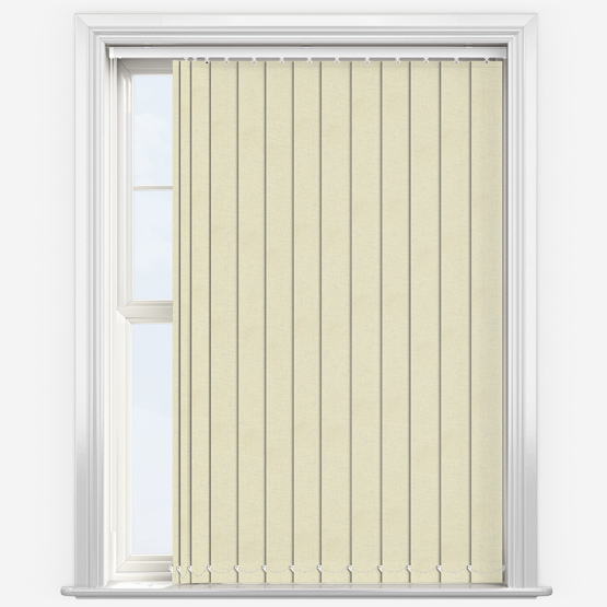 Optima Blackout Ivory Vertical Blind Replacement Slats | Blinds Direct