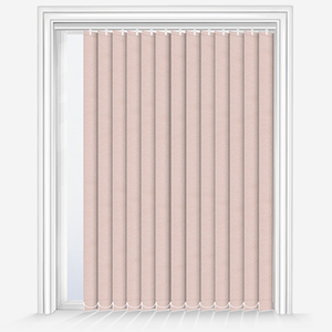 Glimpse Blush Vertical Blind | Blinds Direct