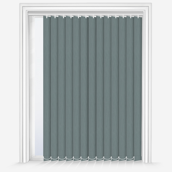 Broadwell Graphite Vertical Blind | Wilsons Blinds